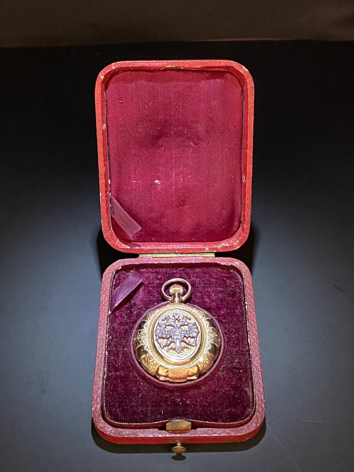 Antique Imperial Russian Pocket Watch 14k Solid Gold and Enamel ...