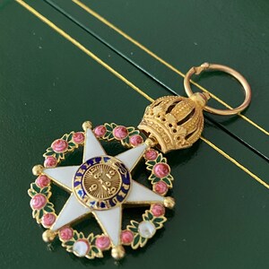 1829 the Imperial Order of the Rose Made of 18k Gold and Enamel We ...