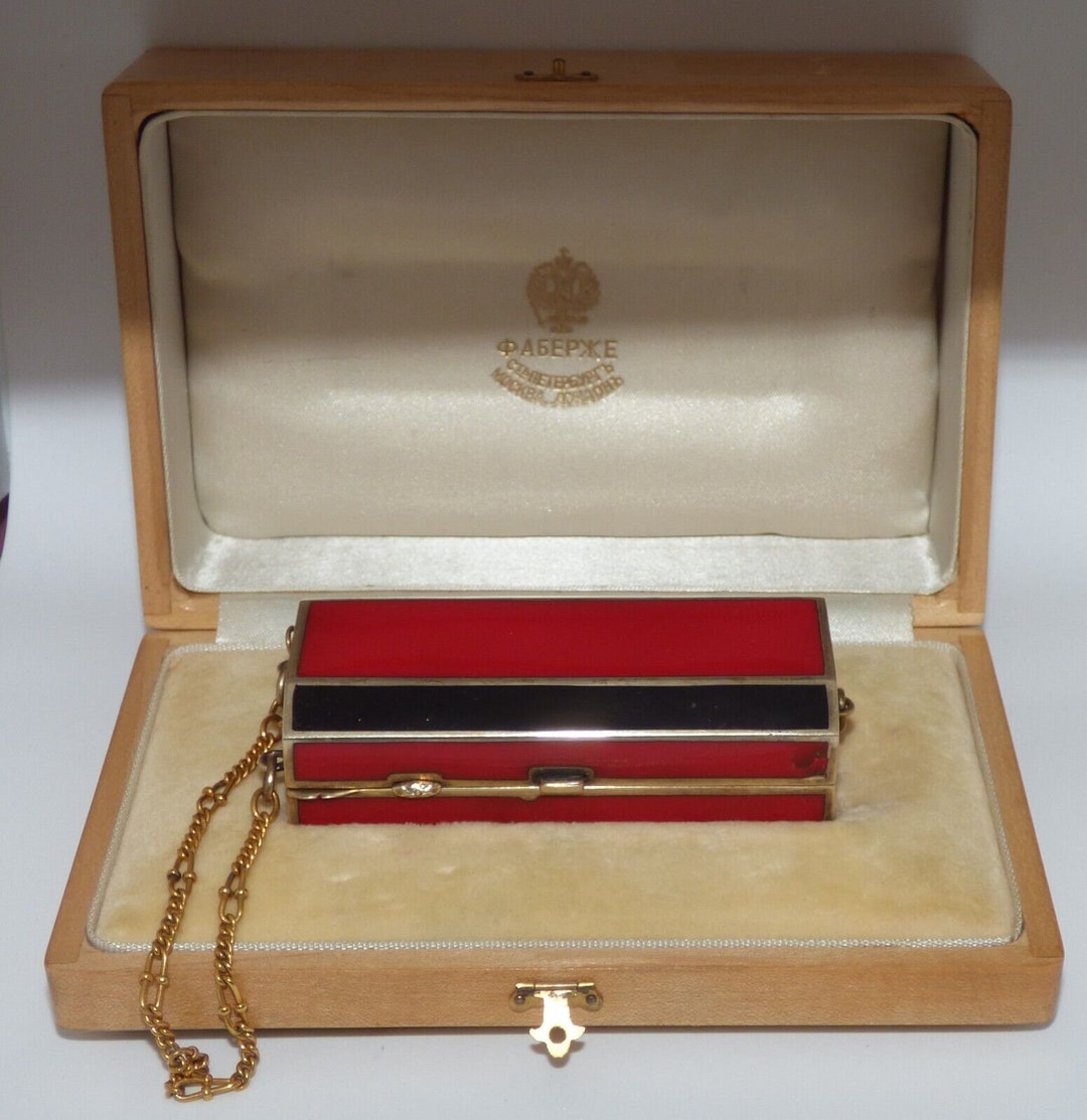 Faberge Enameled Compact in Original Box. We Offer Layaway - Etsy