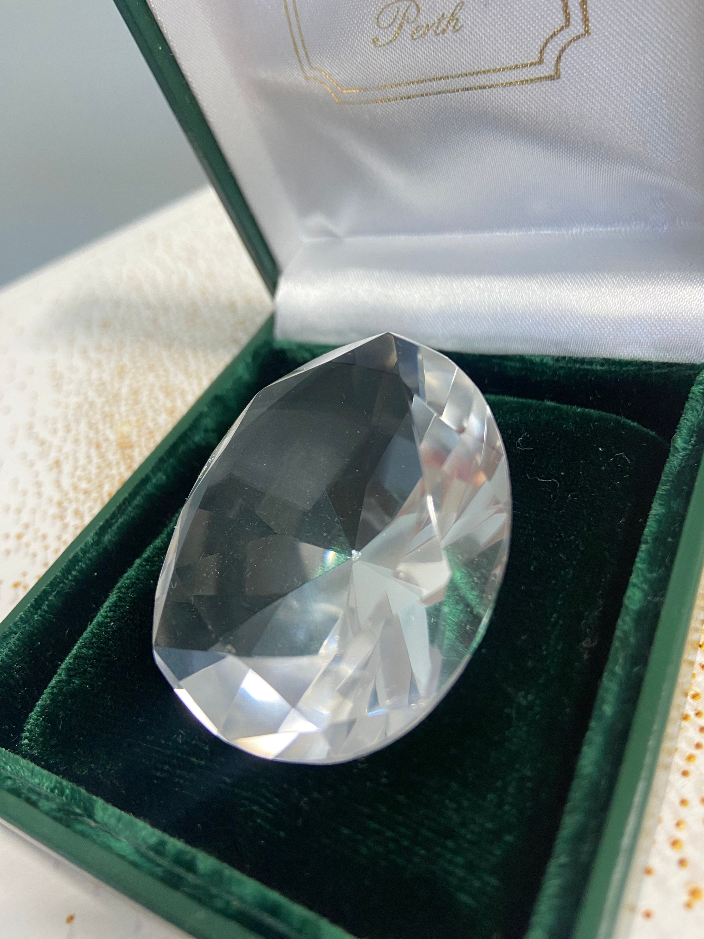 Vintage Replica of the Sancy Diamond Made of Rock Crystal We Offer ...