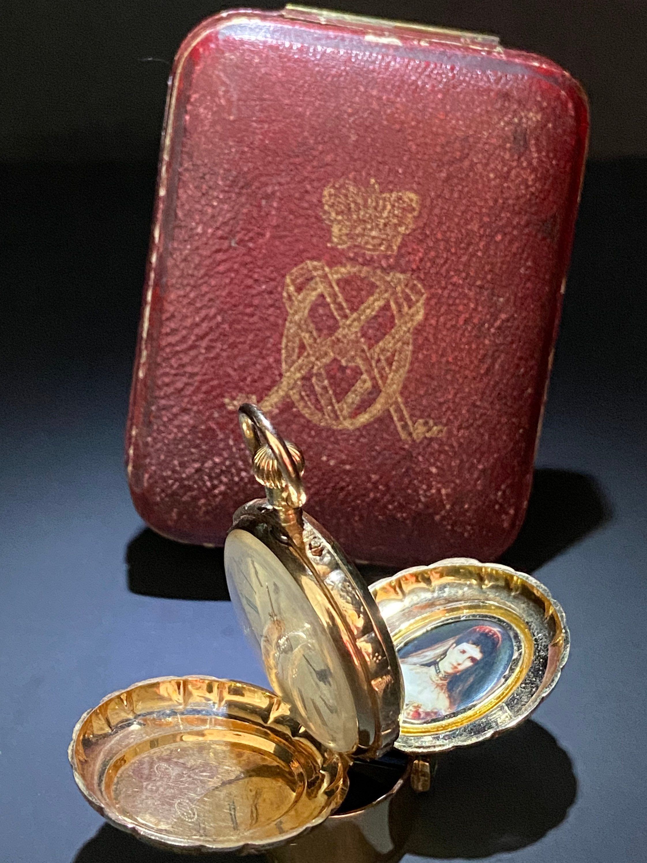 Antique Imperial Russian Pocket Watch 14k Solid Gold and Enamel ...