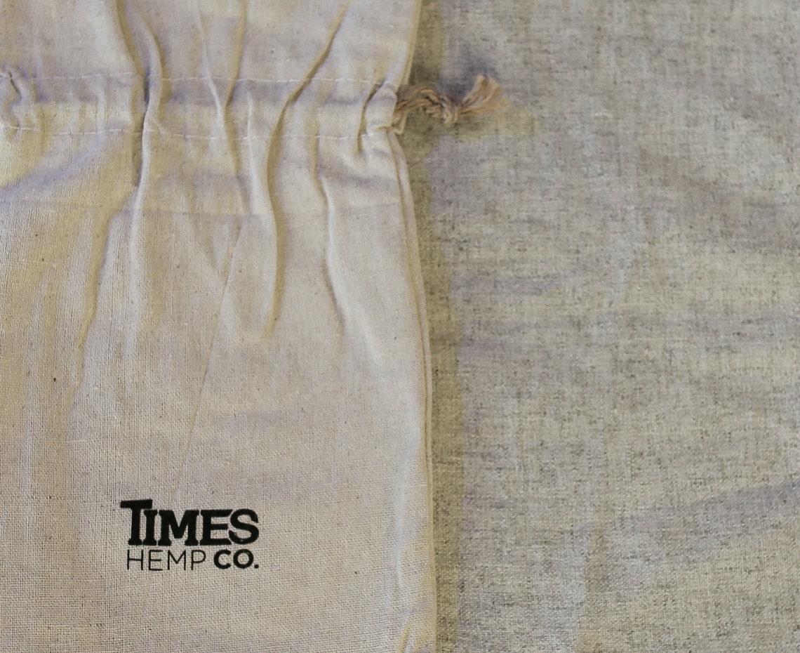 Natural Hemp Sack by Times Hemp Company, 6.5 Inches X 8.5 Inches Below ...