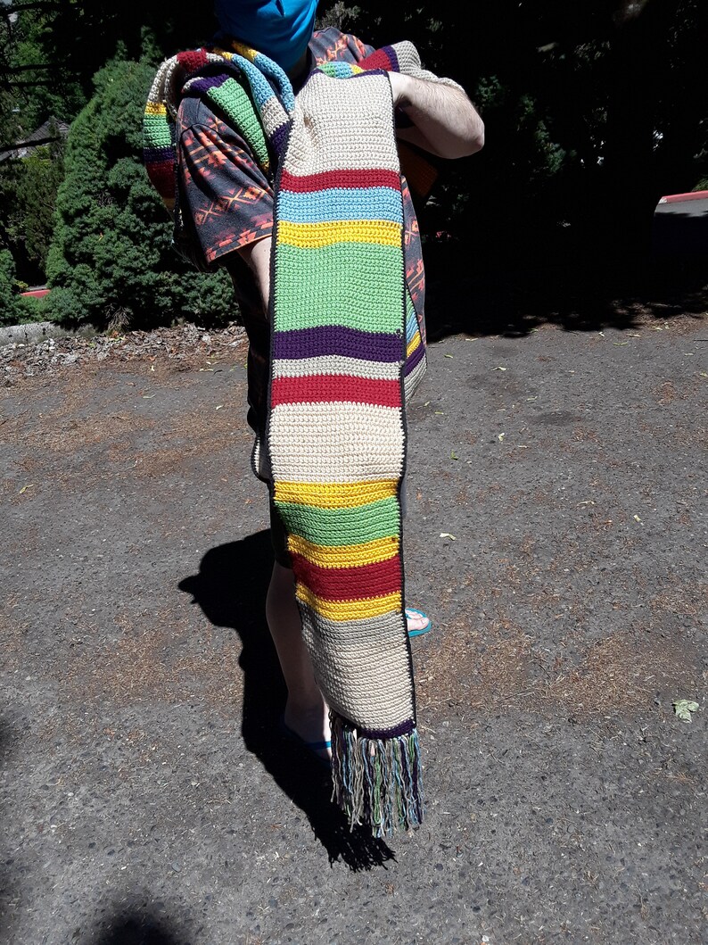 Doctor Who the Fourth Doctor Scarf Replica special Order - Etsy