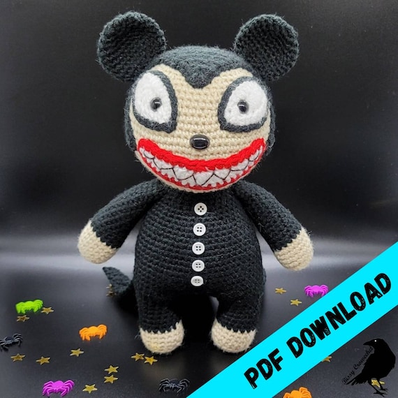 Scary Teddy Crochet Amigurumi digital Pattern Only - Etsy