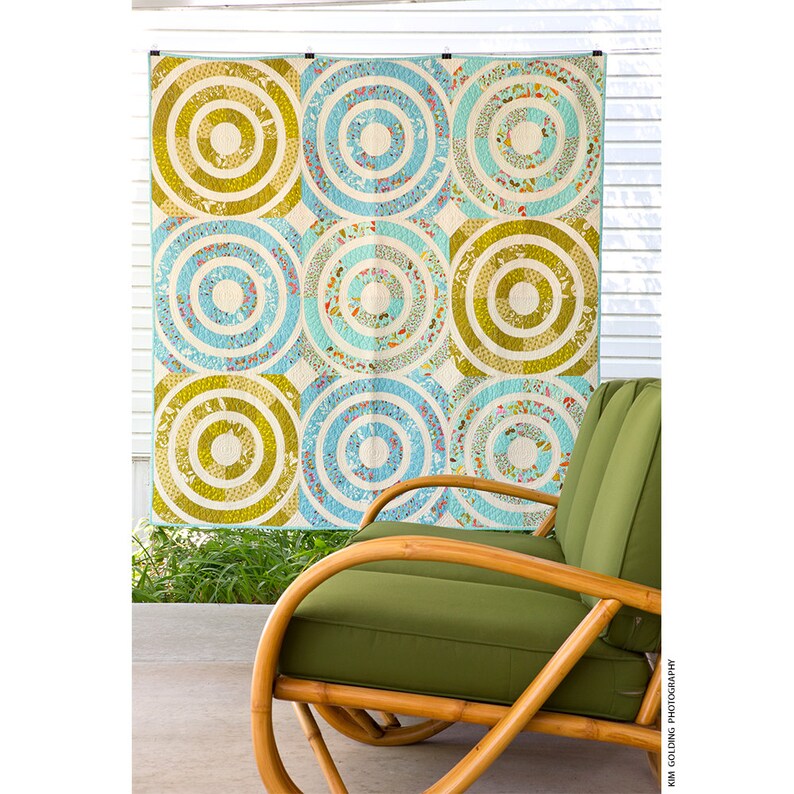 PUDDLES: A Modern Paper Quilt Pattern in 3 Sizes, by Gina Martin - Etsy