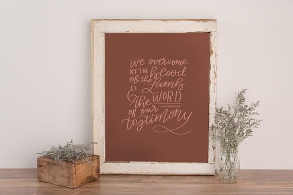 Baptism Printable Christian Testimony Printable Revelation | Etsy