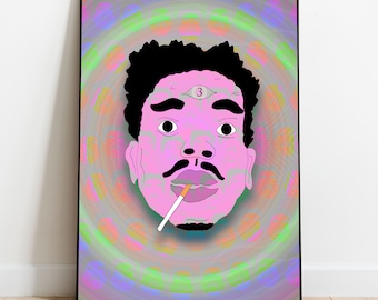 Chance the Rapper Poster - Etsy