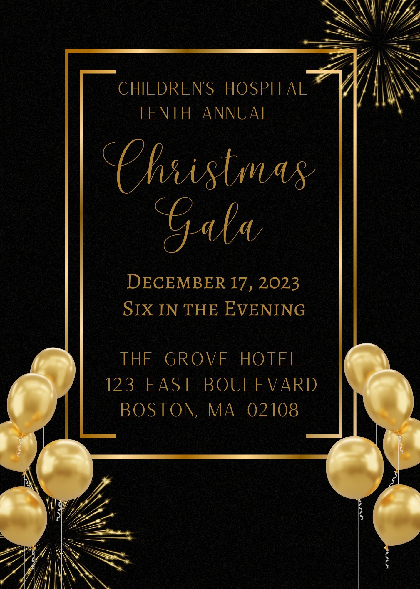 Christmas Gala Invitation - Etsy