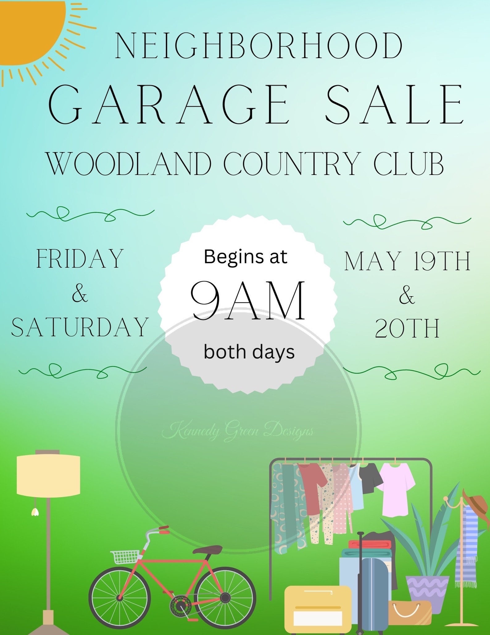 Garage/yard Sale Digital/printable Flyer - Etsy
