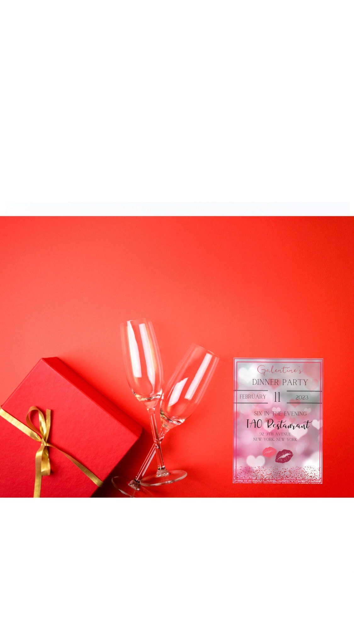 Galentine’s Day Dinner Party Invitation - Etsy