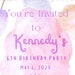 Cotton Candy Birthday Invitation - Etsy