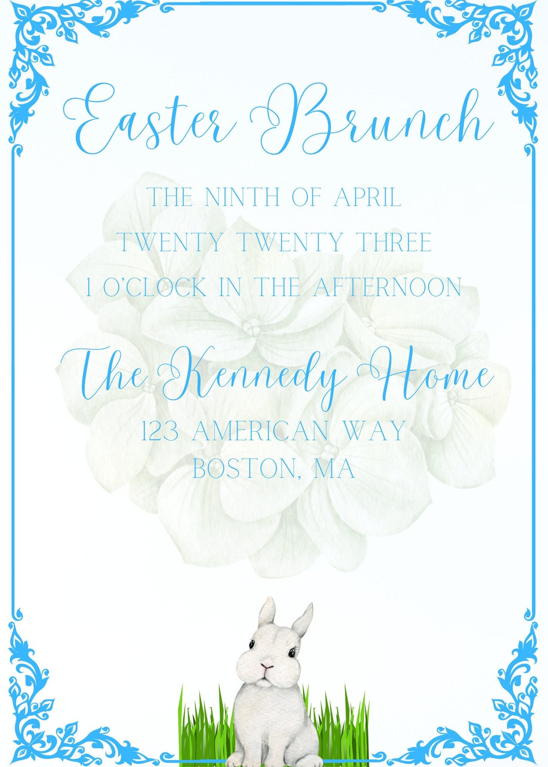 Easter Brunch Invitation - Etsy