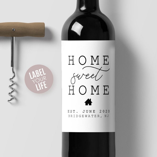 Realtor Wine Label - Etsy