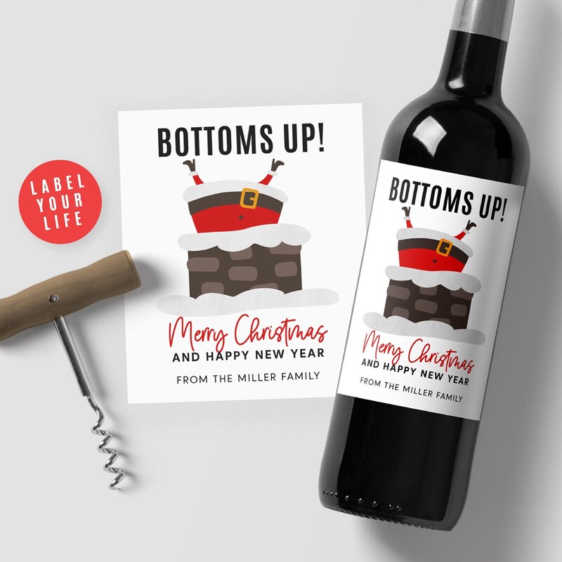 Teacher Wine Label - Etsy
