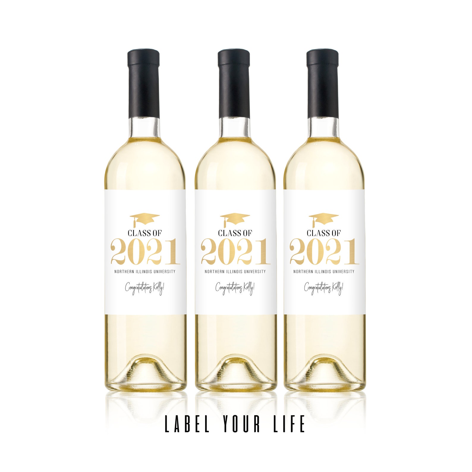 Graduation Wine Labels Champagne Labels Class of 2022 2023 - Etsy