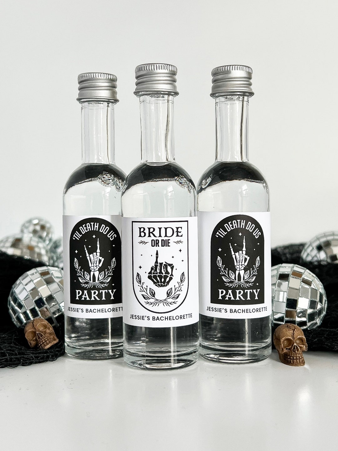 Bride or Die - Til Death Do Us Party Shot Labels | Mini Shot Labels ...