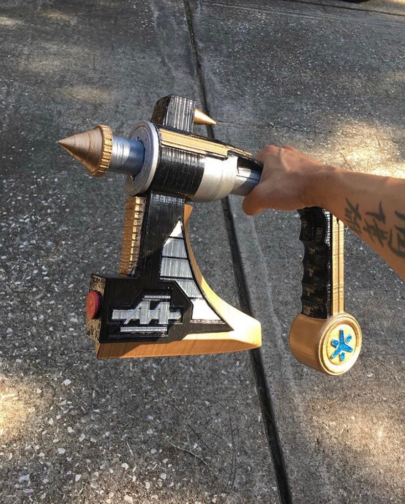 Power Rangers Titanium Ranger Axe - Etsy Australia