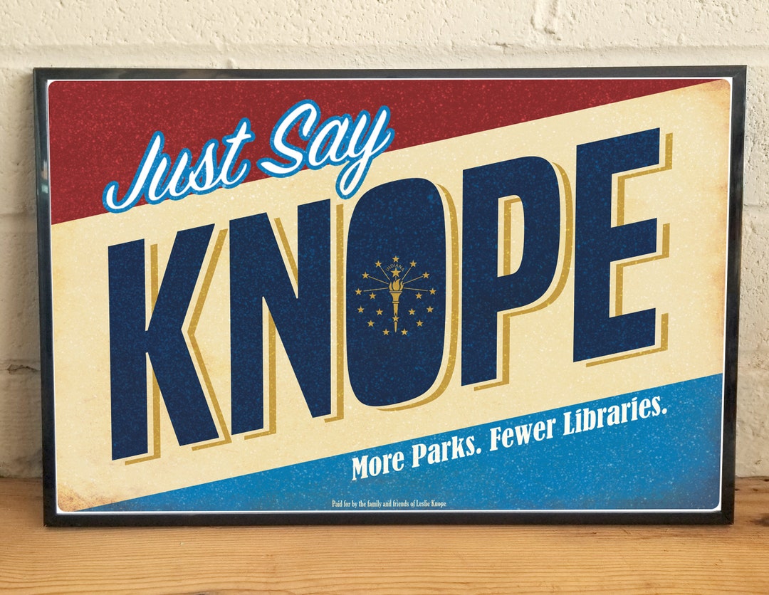 Knope Campaign Poster - Etsy