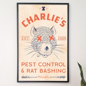 Charlie's Pest Control Poster - Etsy
