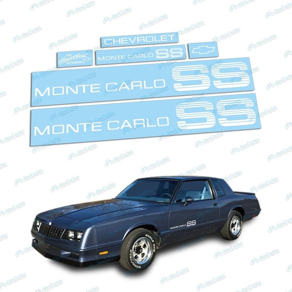 Monte Carlo Ss Stickers - Etsy