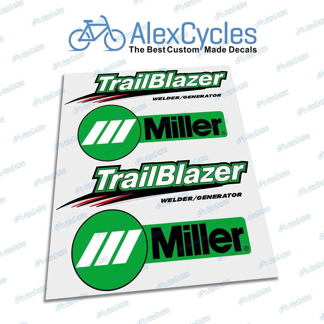 Green Trailblazer Bobcat Miller Welder Generator Restoration Laminated ...