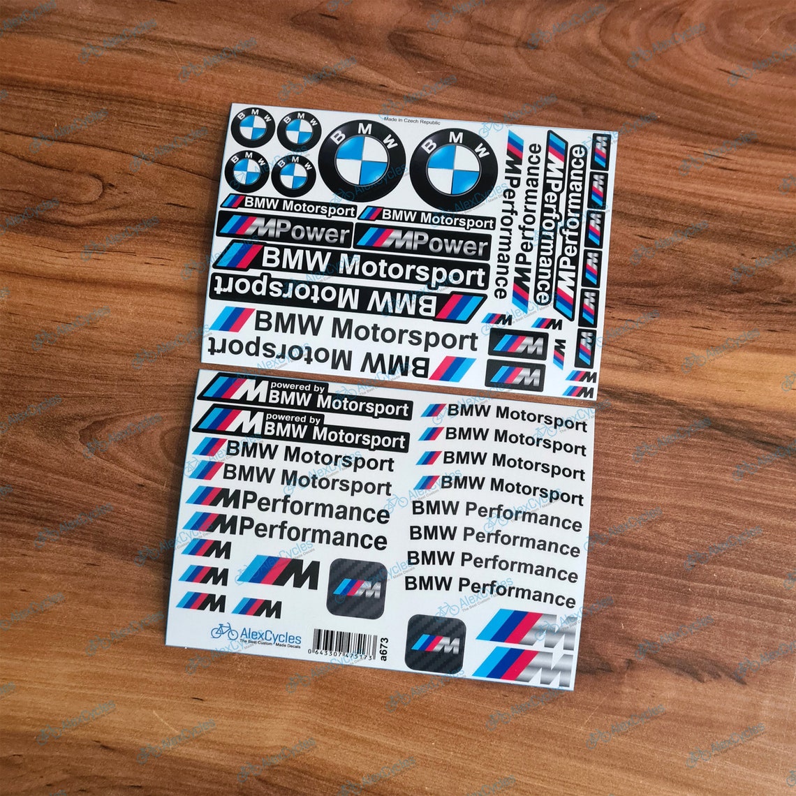 BMW Motorrad Motorsport BMW M Sport Perfomance Decals Stickers Kit - Etsy
