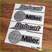 Bobcat Miller Welder Generator Silver Restoration Replacement Laminated ...