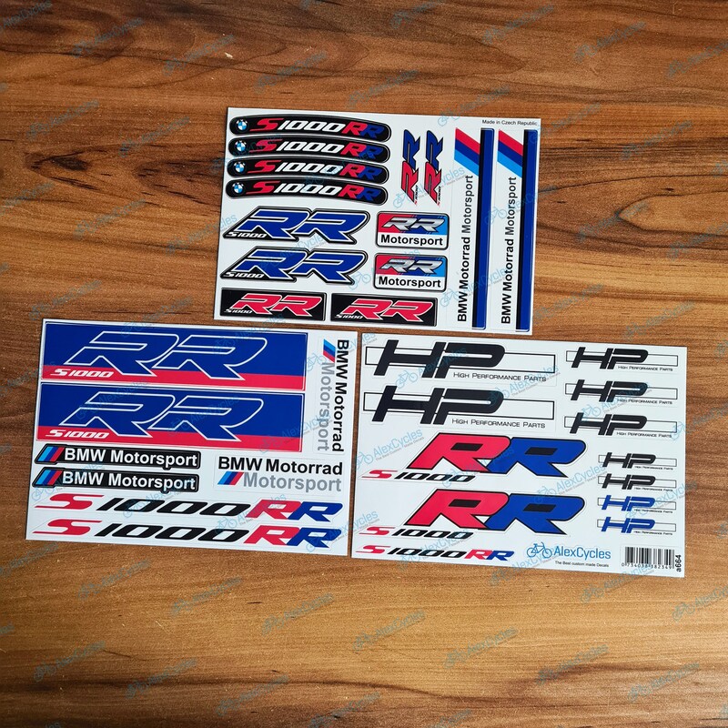 Bmw S1000rr Sticker Kit - Etsy