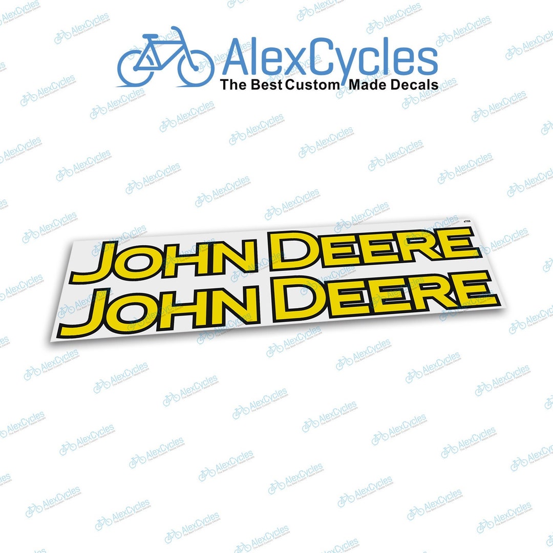 John Deere Decals Stickers Letters JD5744 665A 665B 673A 673B Tillers ...