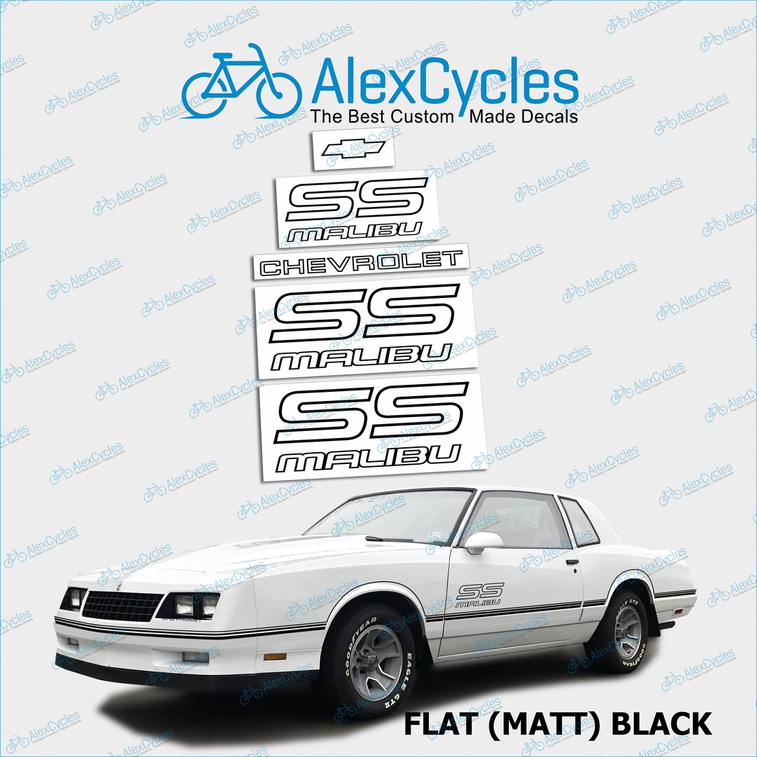 Custom Made Malibu SS Chevrolet Monte Carlo 1987 1988 Restoration ...