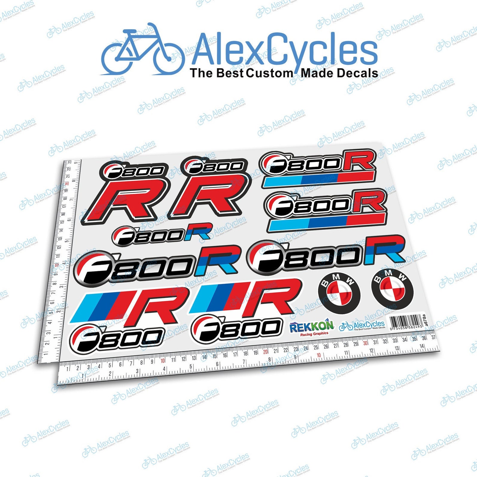 BMW F800R F800 R Motorrad Motorsport Laminated Decals Stickers Kit - Etsy