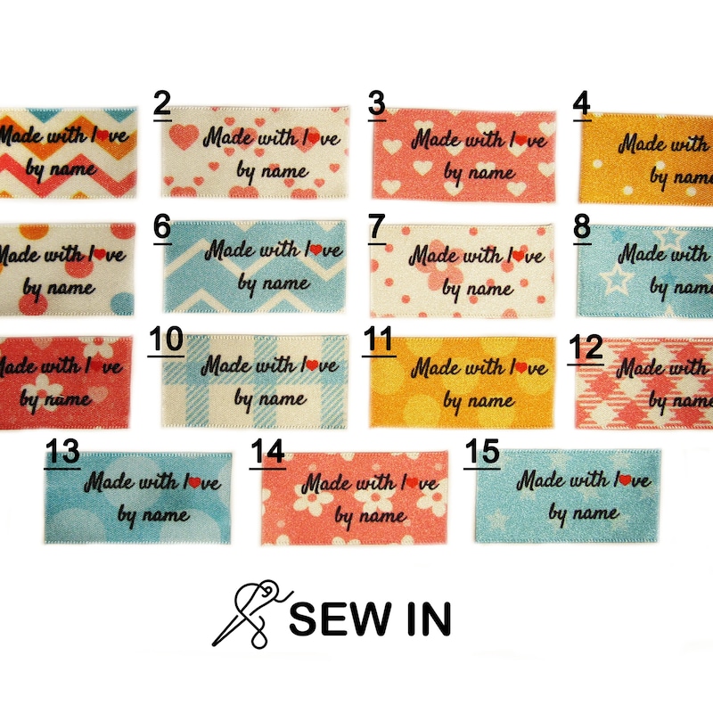 Custom Sew in Labels - Etsy