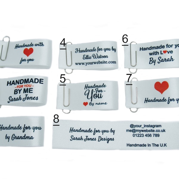 Handmade by Labels - Etsy