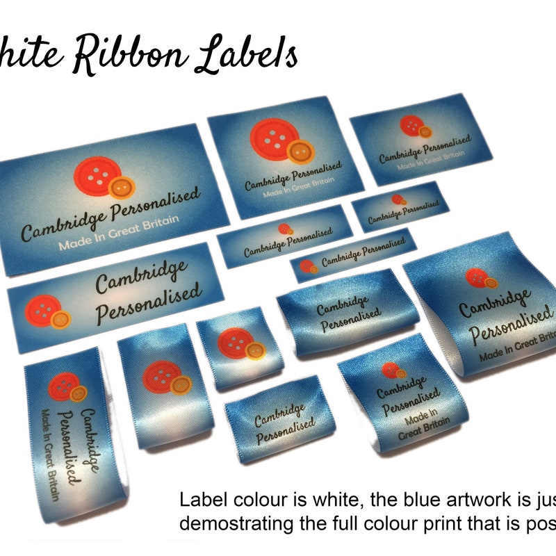 Custom Satin Labels - Etsy