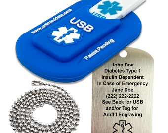 Medical Alert Usb | Etsy