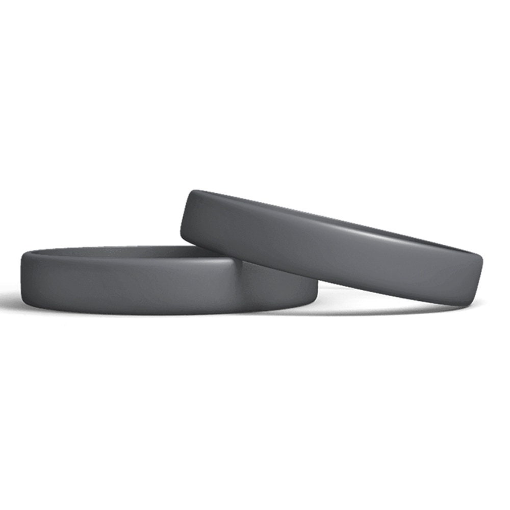 Rubber Cross Bracelets Grey Reversible Witness Bracelet – Silicone ...