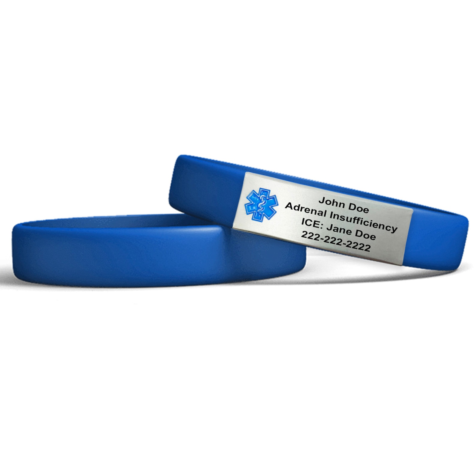 Medical Alert Bracelet Personalized Silicone Wristbands - Etsy