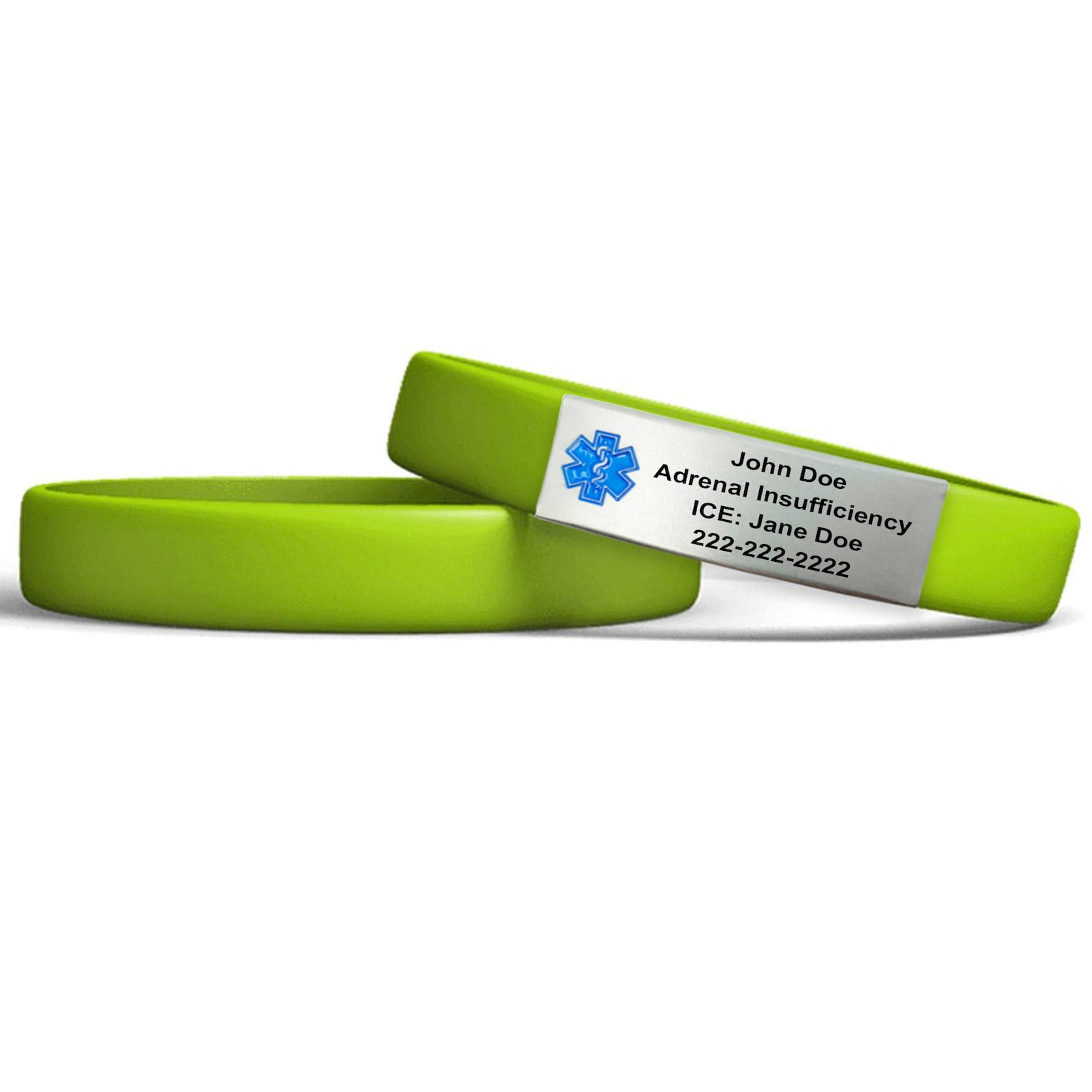 Medical Alert Bracelet Personalized Silicone Wristbands - Etsy