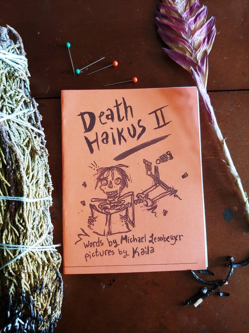 Death Haikus Vol. II Illustrated Collection of Poems by Nun | Etsy