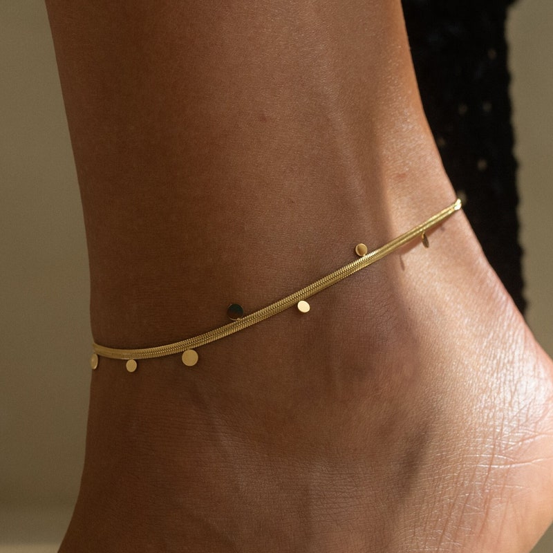 Gold Anklet - Etsy