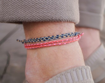 Surfer Beach Anklet Set for Women and Men Womens Boho Ethno Ankle ...