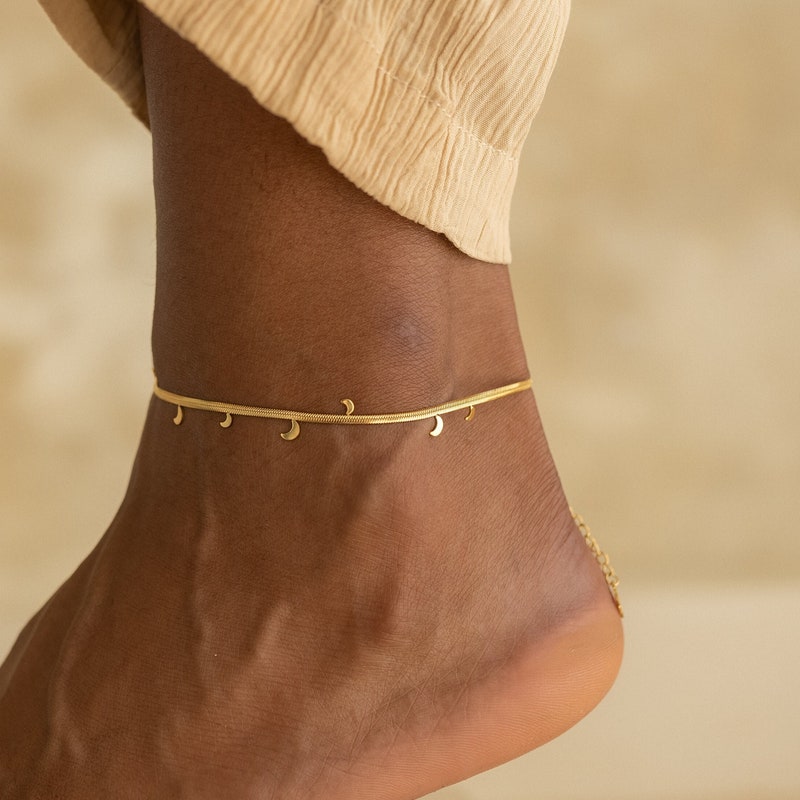 Gold Anklet - Etsy