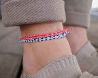 Surfer Beach Anklet Set for Women and Men Womens Boho Ethno Ankle ...