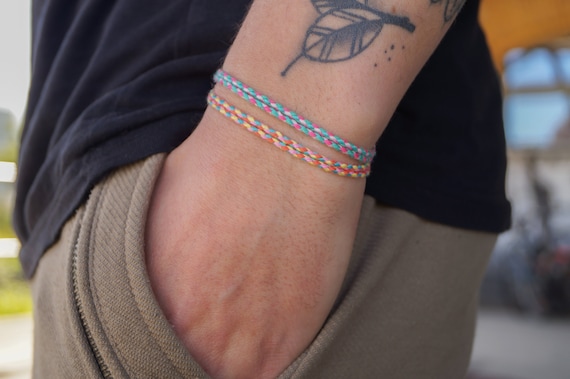 Surfer Bracelet Set for Men and Women Handmade Boho Summer | Etsy