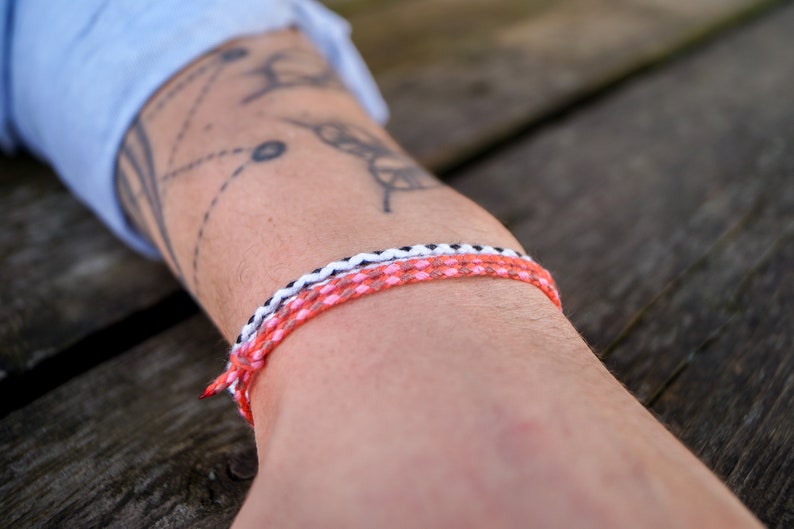 Surfer Bracelet Set for Men & Women Handmade Boho Summer | Etsy