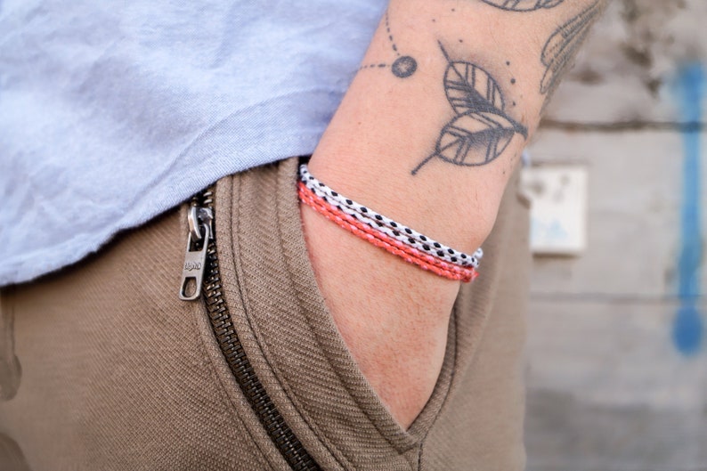 Surfer Bracelet Set for Men & Women Handmade Boho Summer | Etsy