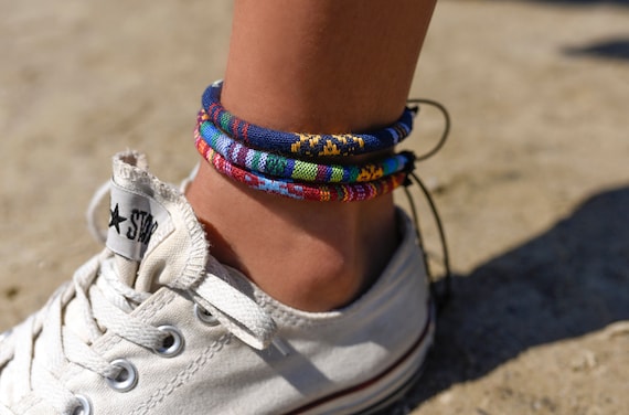 Surfer Anklet Ankle Chain Ankle Bracelet Sailor Climber - Etsy