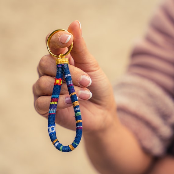Boho Key Chain With Keyring Handmade Surfer Accessories | Etsy