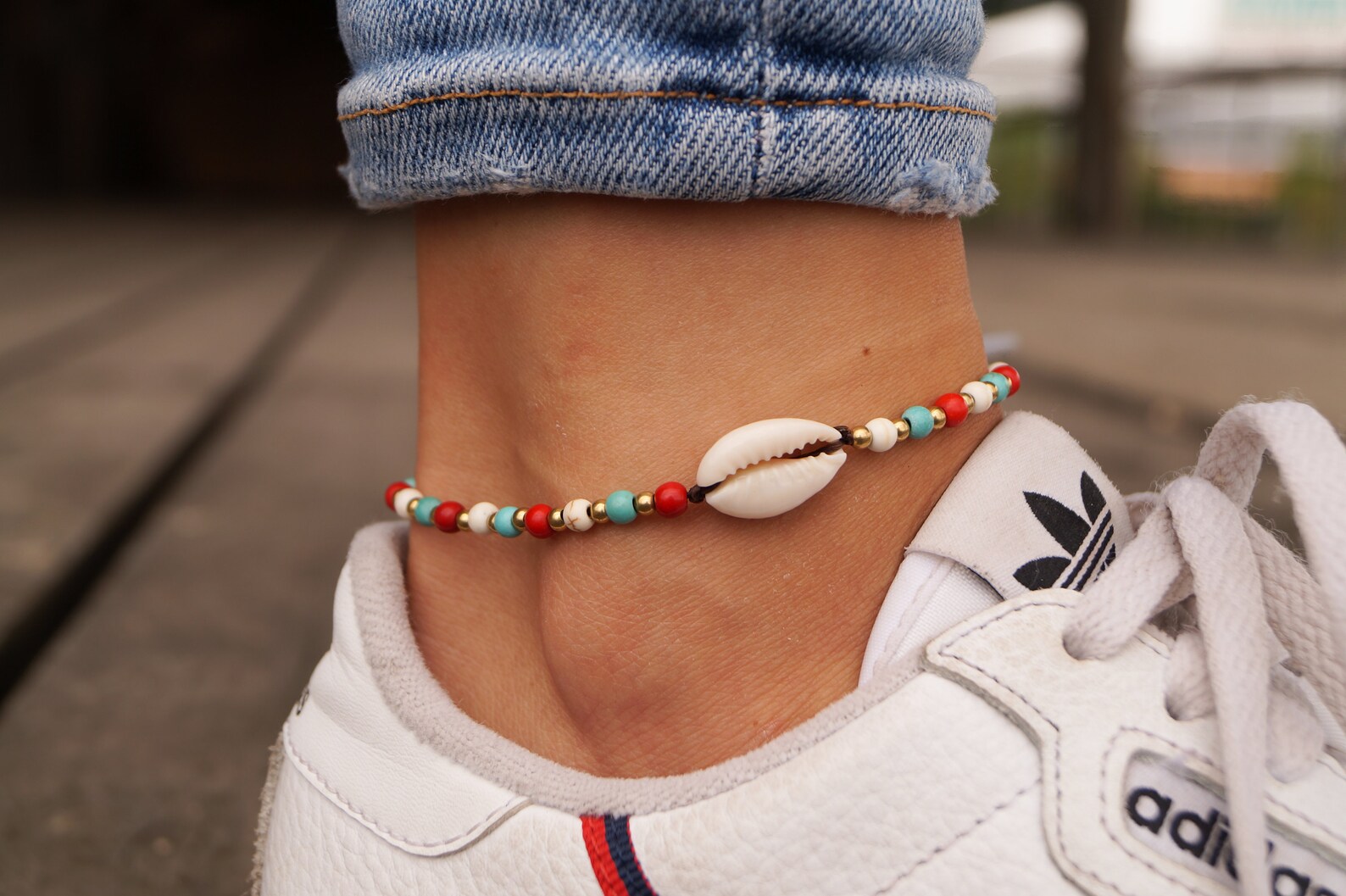 Goa Shell Anklet Boho Ethno Womens Ankle Bracelet Surfer - Etsy