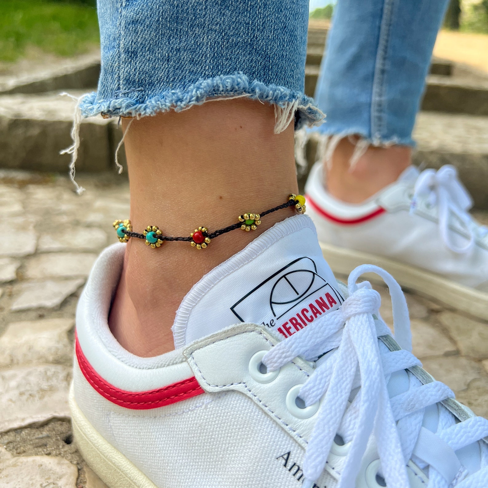 Goa Anklet Boho Ethno Womens Ankle Bracelet Surfer Festival Style ...